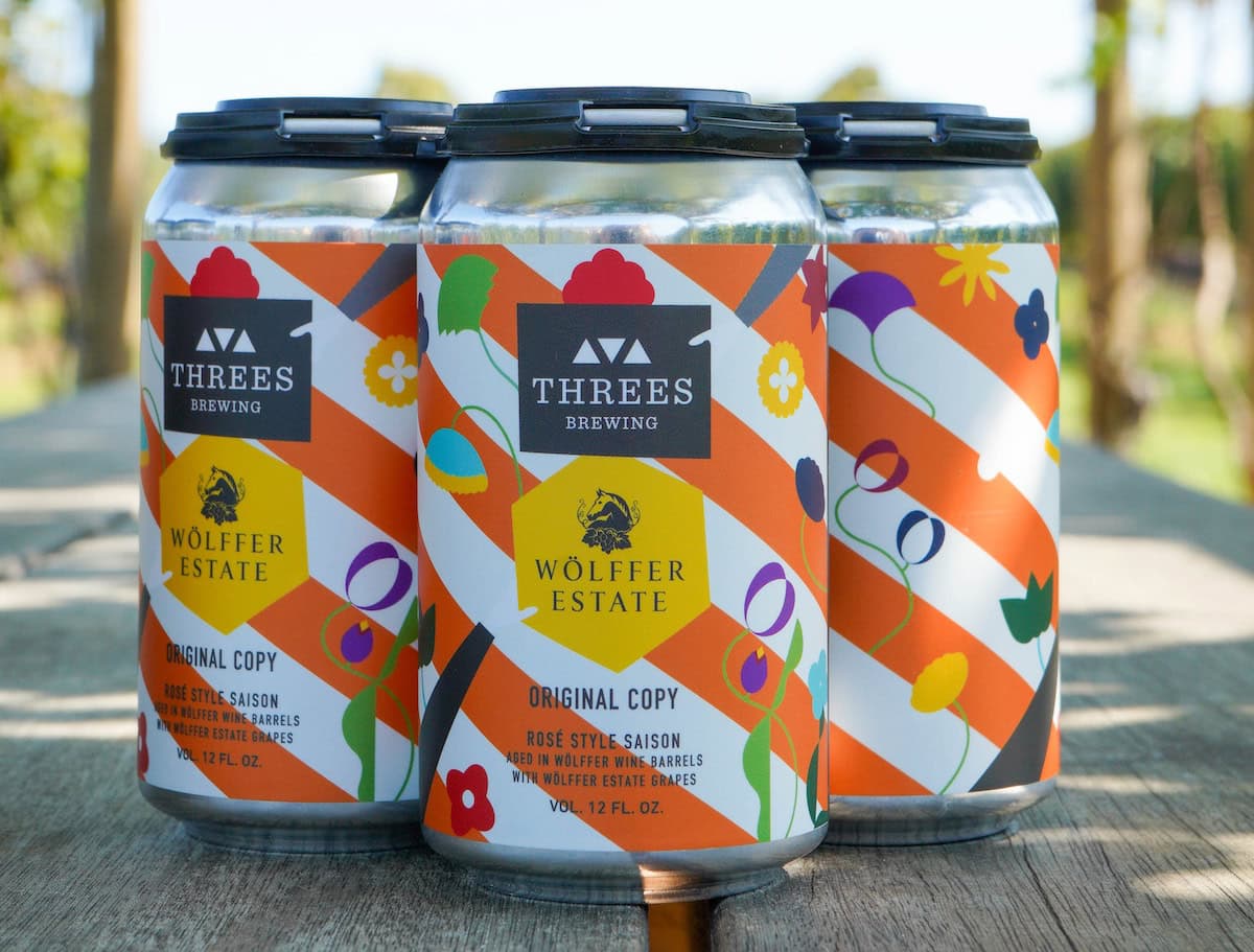 Threes Brewing and Wölffer Estate Vineyard Collab on a Rosé Style Saison - Hamptons.com