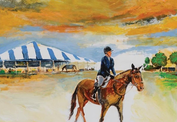 Hampton Classic Unveils 2025 Poster: Michael “Mickey” Paraskevas ...