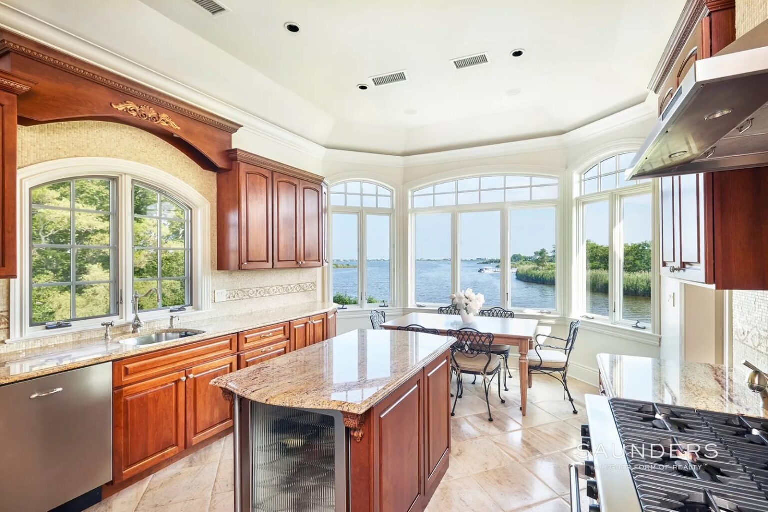 European Inspired, Rare Mecox Waterfront With Dock - Hamptons.com