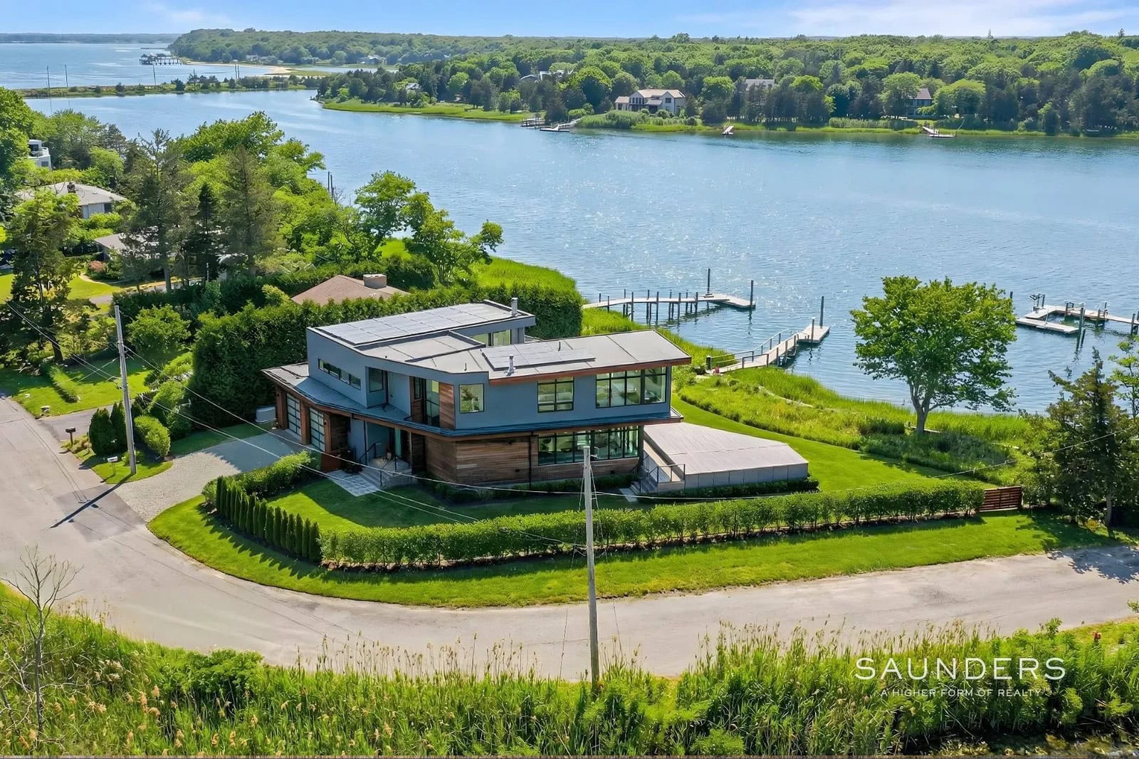 Modern Waterfront Mastery in Sag Harbor - Hamptons.com