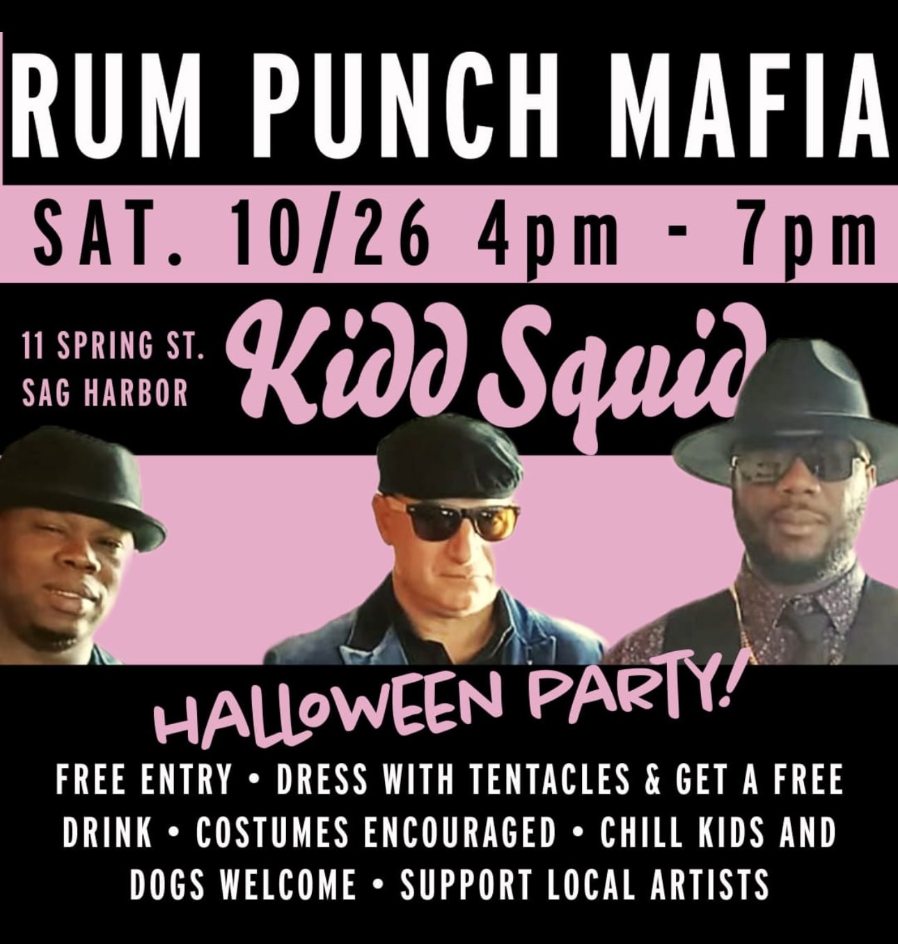 Halloween Party - KIDD SQUID - w RUM PUNCH MAFIA - Hamptons.com